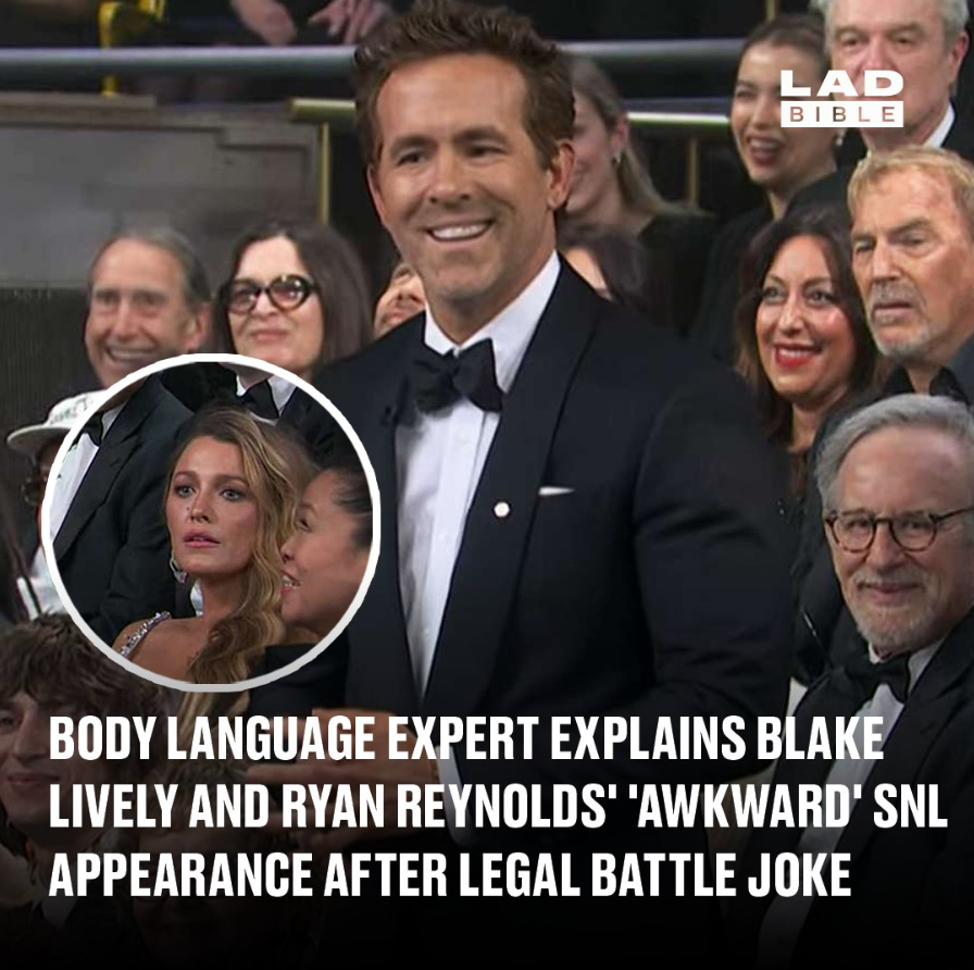 Body language expert explains Blake Lively and Ryan Reynolds' 'awkward ...