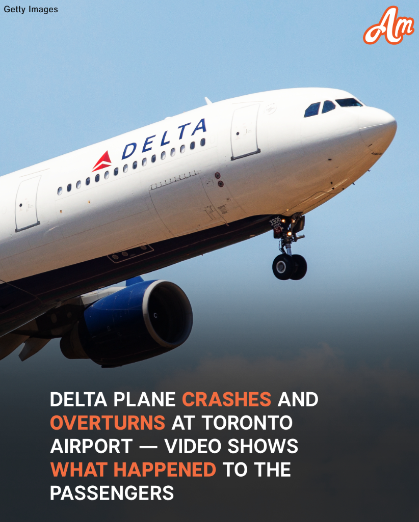 Delta Plane Crashes and Overturns with 80 People Onboard at Toronto ...